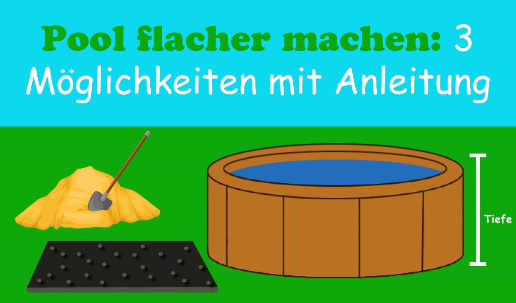 Pool flacher machen: 3 einfache Methoden zur Poolanpassung (Ratgeber)